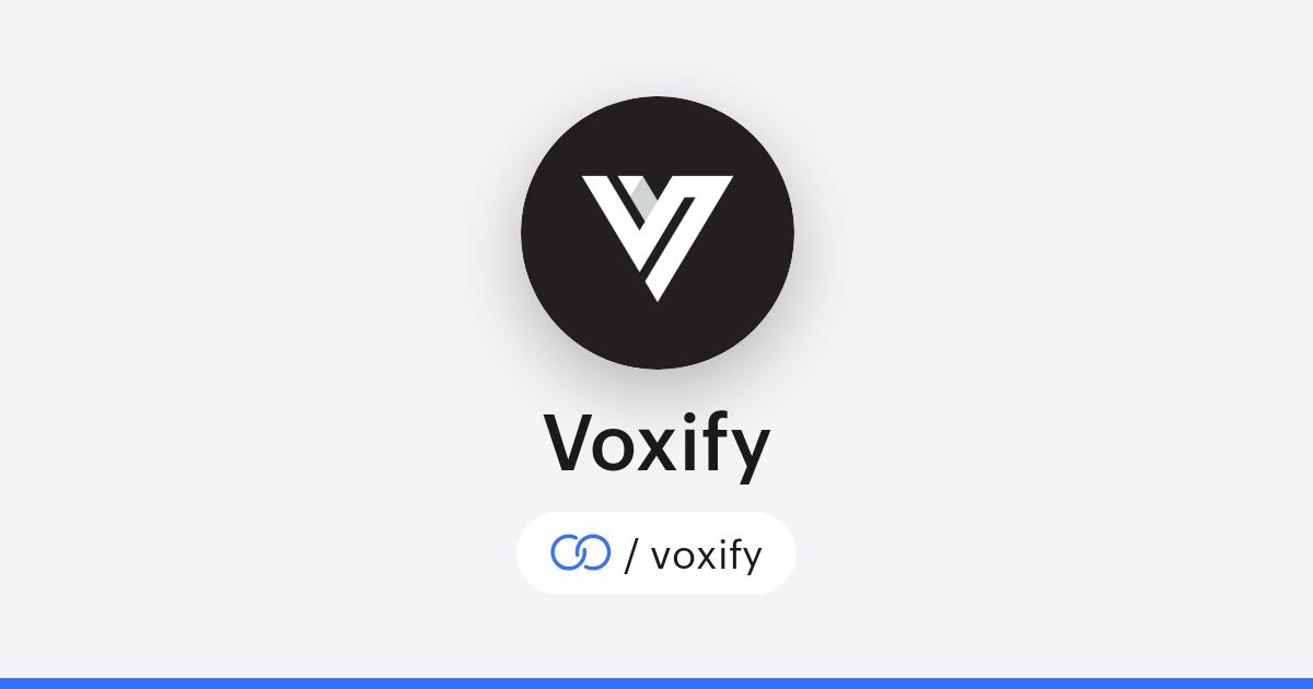 Voxify · solo.to