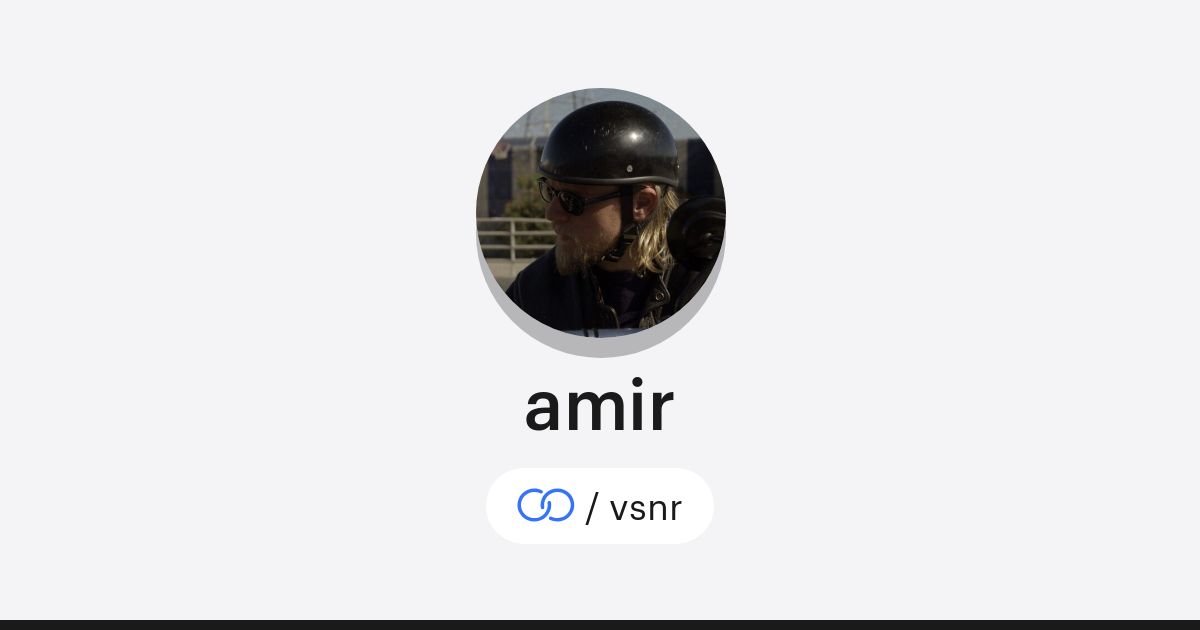 amir (/vsnr) · solo.to