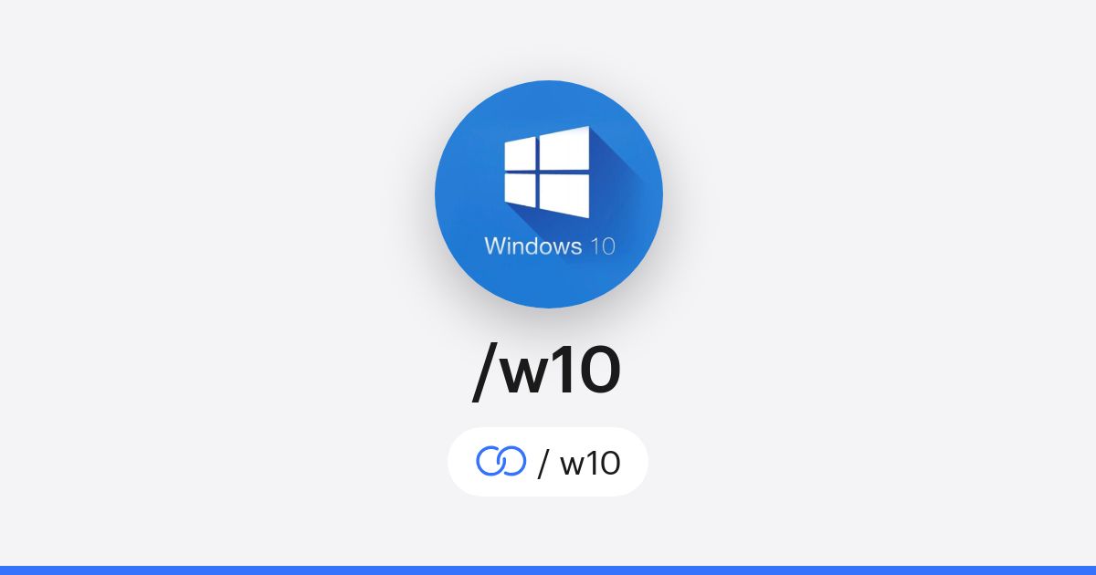 /w10 · solo.to