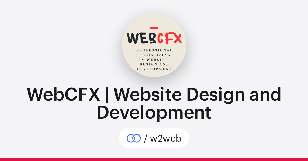 WebCFX | Website Design and Development (/w2web) · solo.to