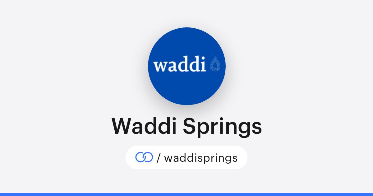Waddi Springs (/waddisprings) · solo.to