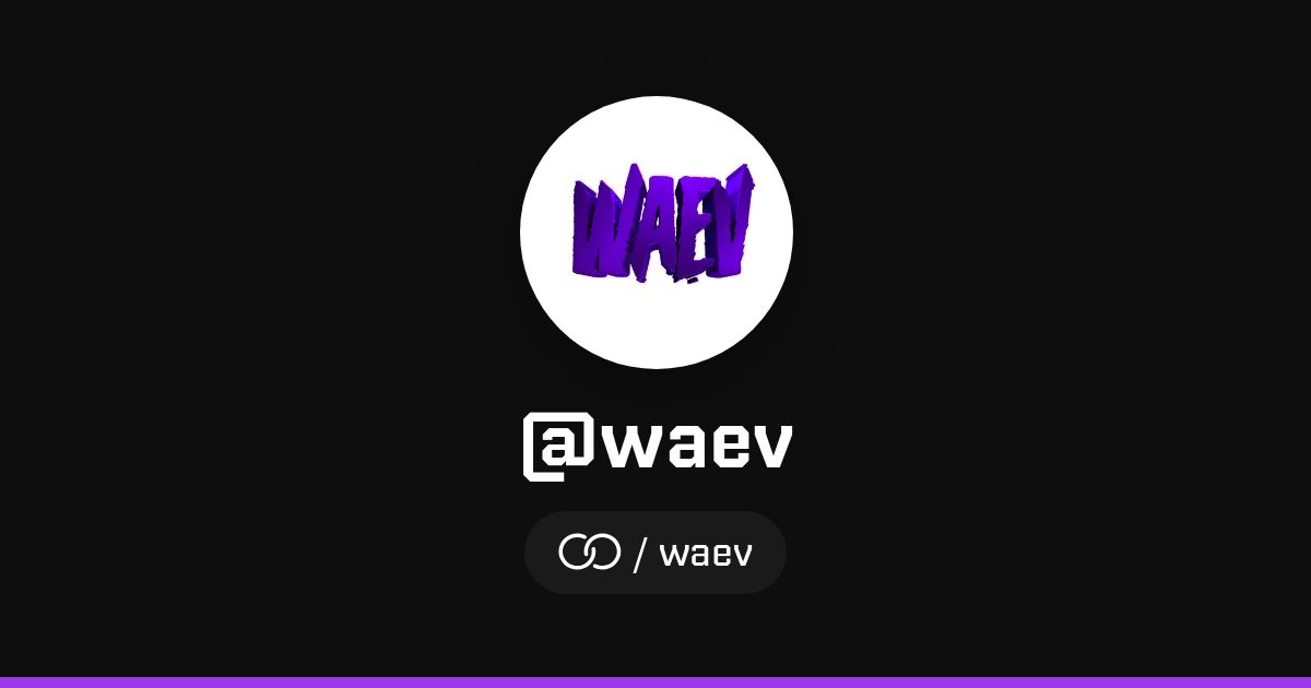 @waev (/waev) · solo.to