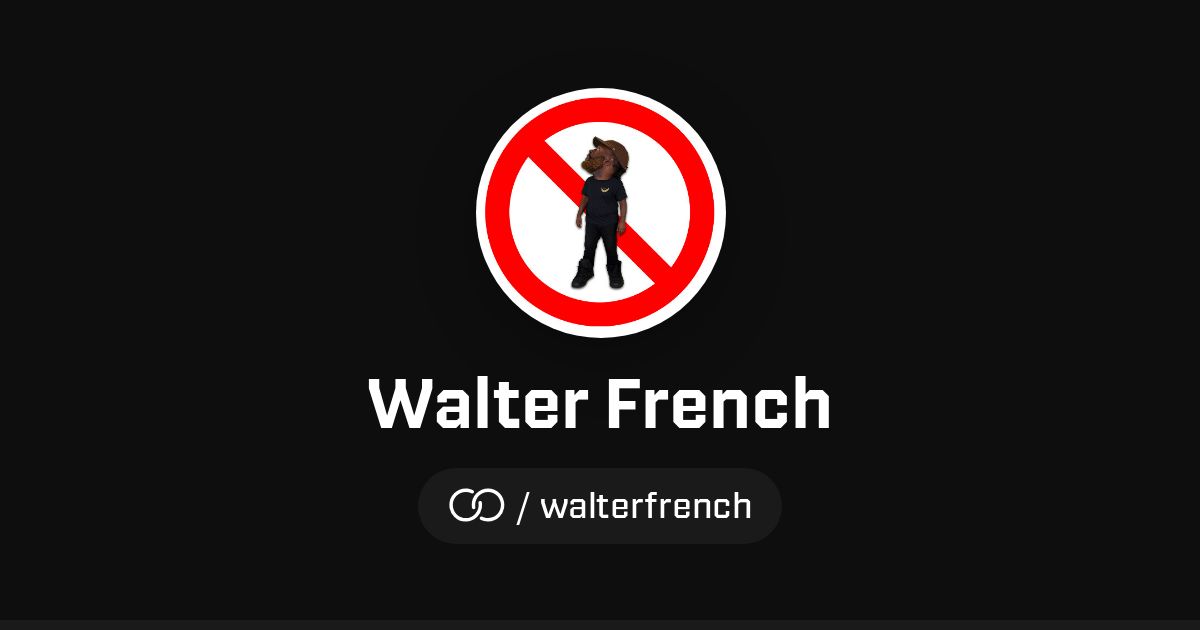 Walter French (/walterfrench) · solo.to