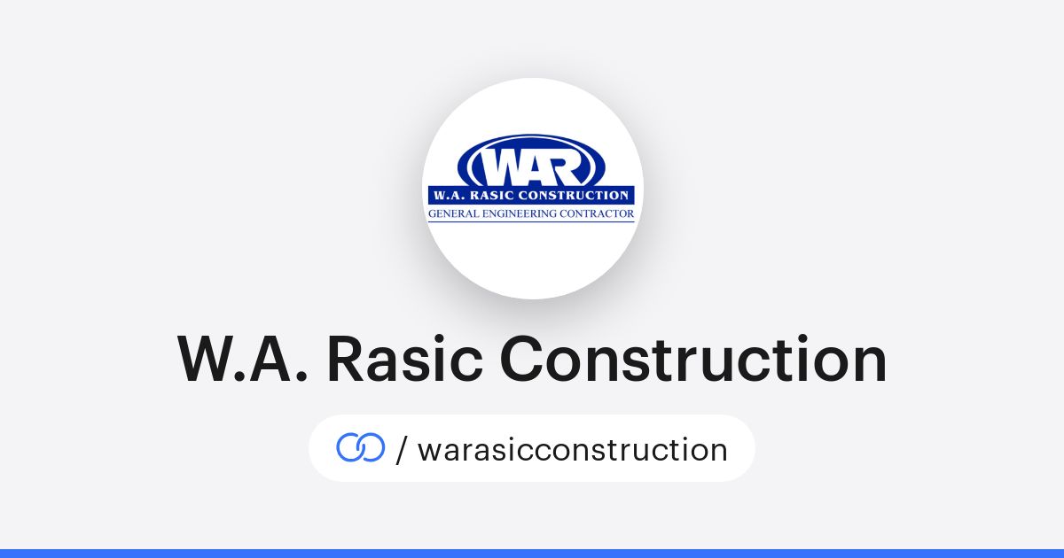 W.A. Rasic Construction (/warasicconstruction) · solo.to