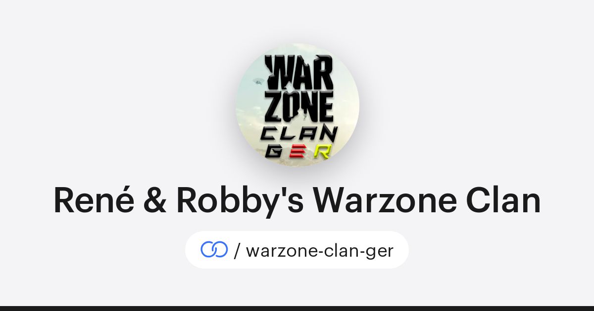 René & Robby's Warzone Clan (/warzone-clan-ger) · solo.to