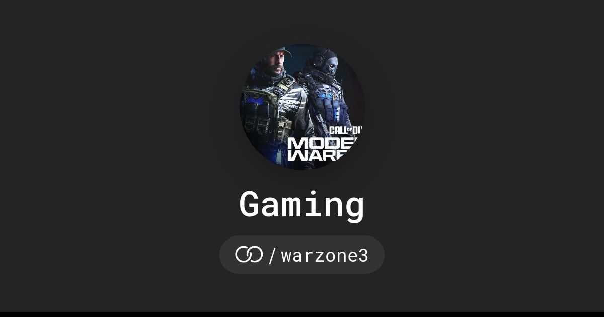 Gaming (/warzone3) · solo.to