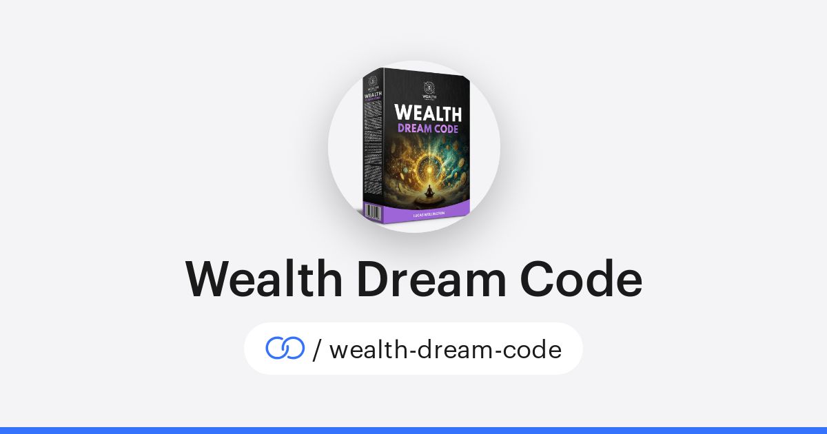 Wealth Dream Code (/wealth-dream-code) · solo.to