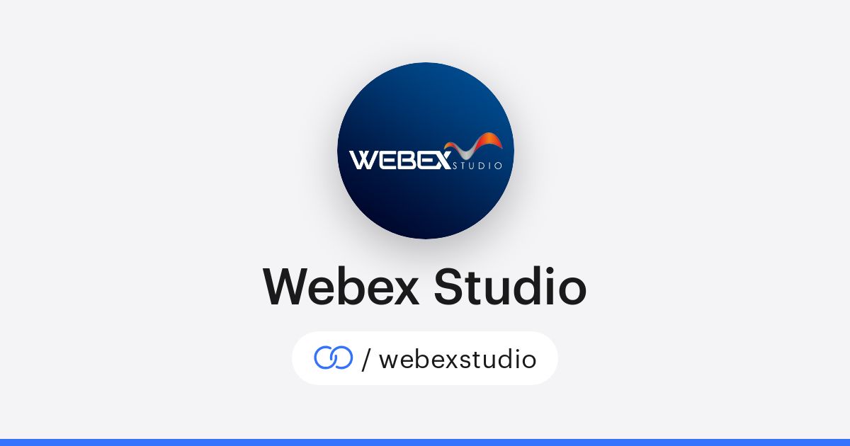 Webex Studio (/webexstudio) · solo.to