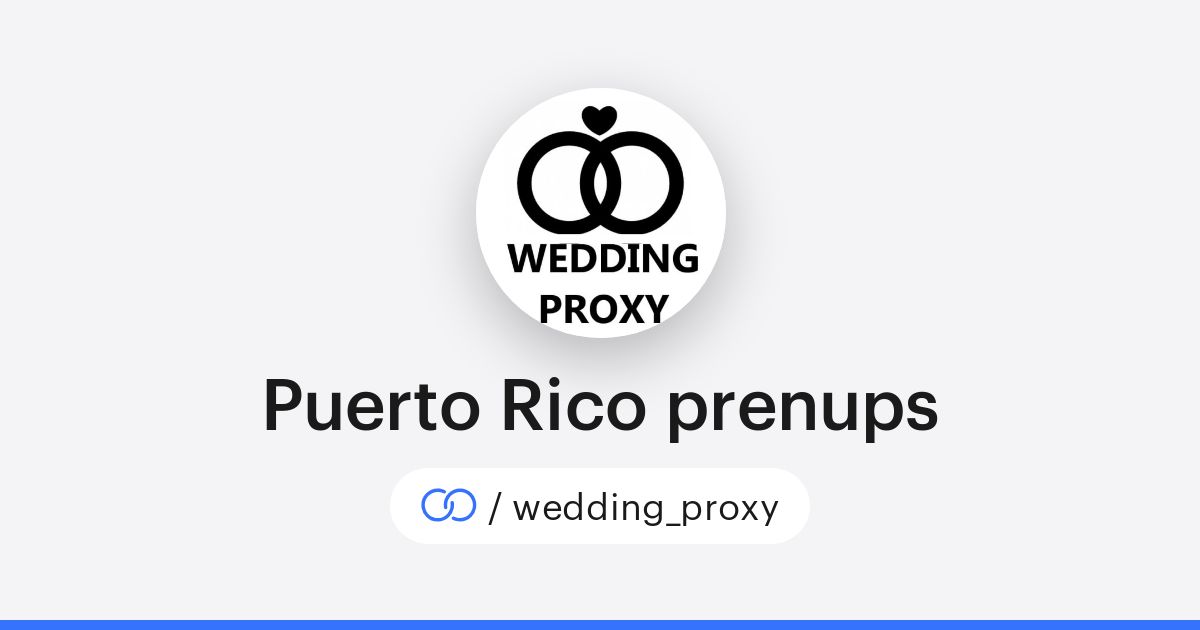 Puerto Rico prenups (/wedding_proxy) · solo.to