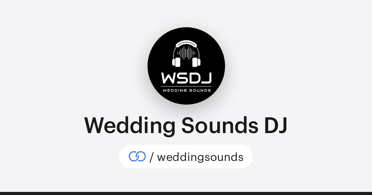 Wedding Sounds DJ (/weddingsounds) · solo.to