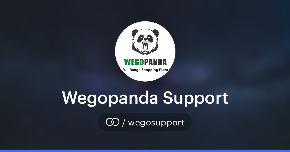 Wegopanda Support (/wegosupport) · solo.to