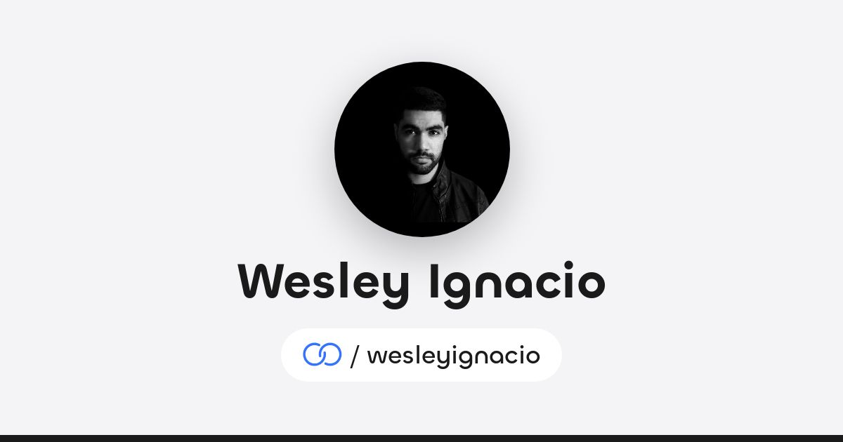 Wesley Ignacio (/wesleyignacio) · solo.to