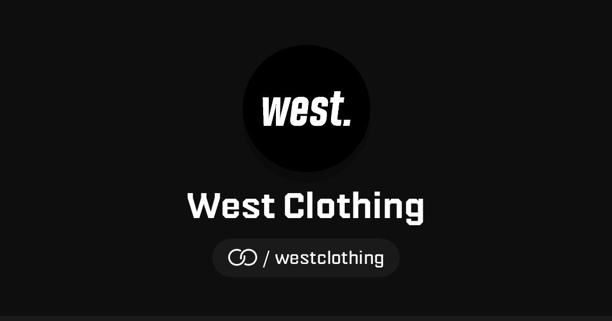 West Clothing (/westclothing) · solo.to