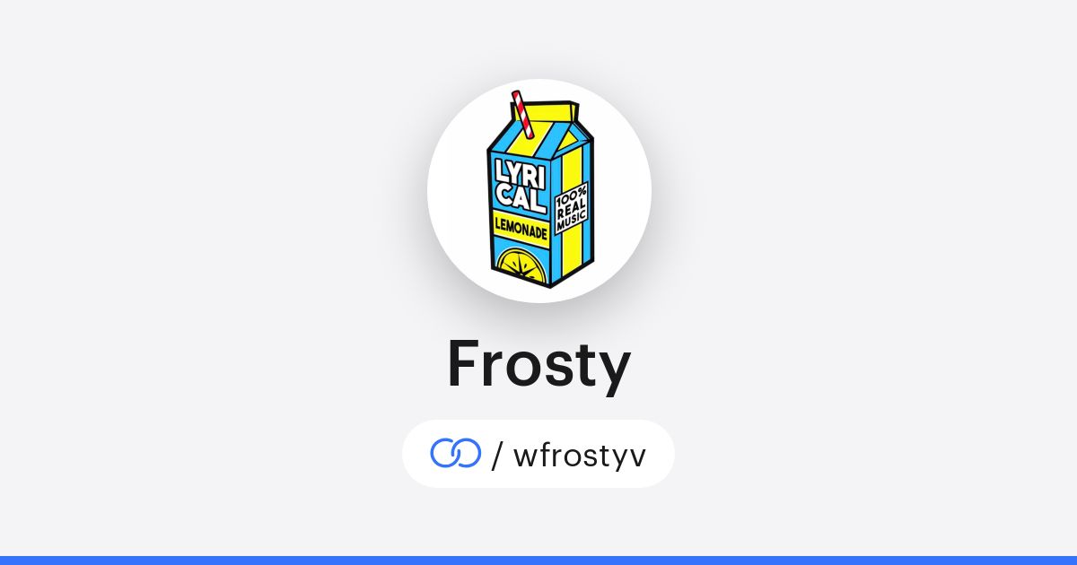 Frosty (/wfrostyv) · solo.to