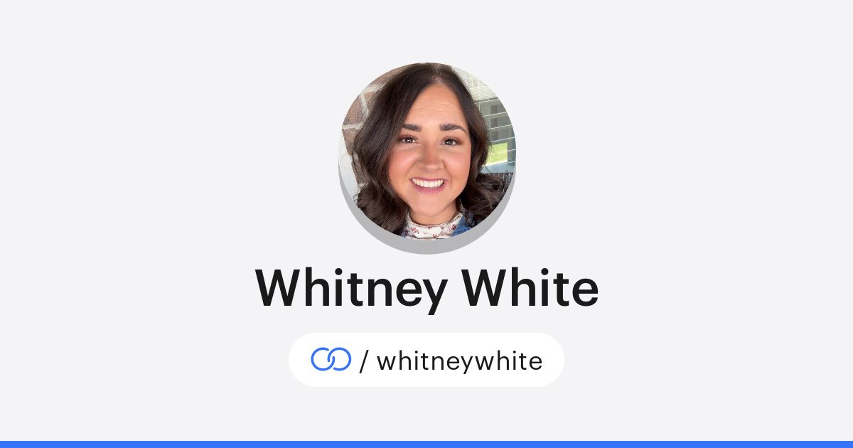 Whitney White (/whitneywhite) · solo.to