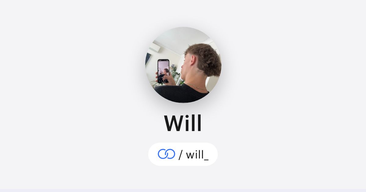 Will (/will_) · solo.to