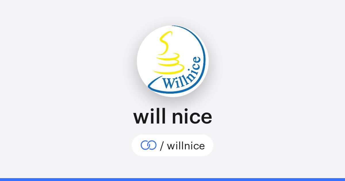 will nice (/willnice) · solo.to