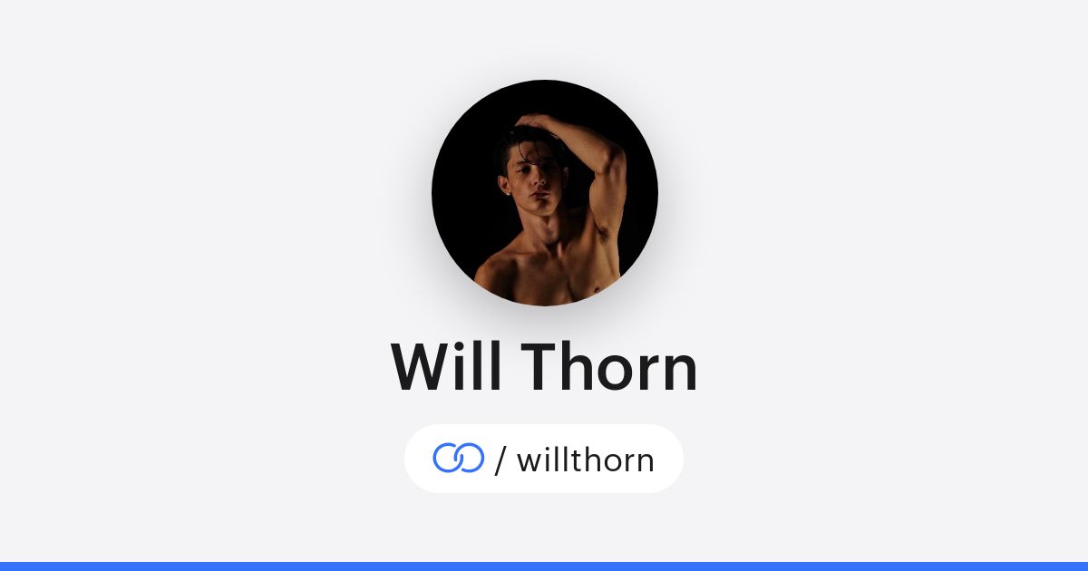 Will Thorn (/willthorn) · solo.to