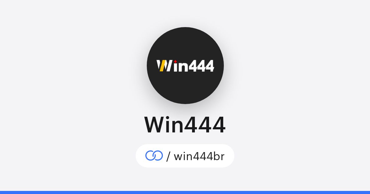Win444 (/win444br) · solo.to