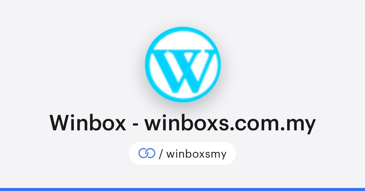 Winbox - winboxs.com.my (/winboxsmy) · solo.to