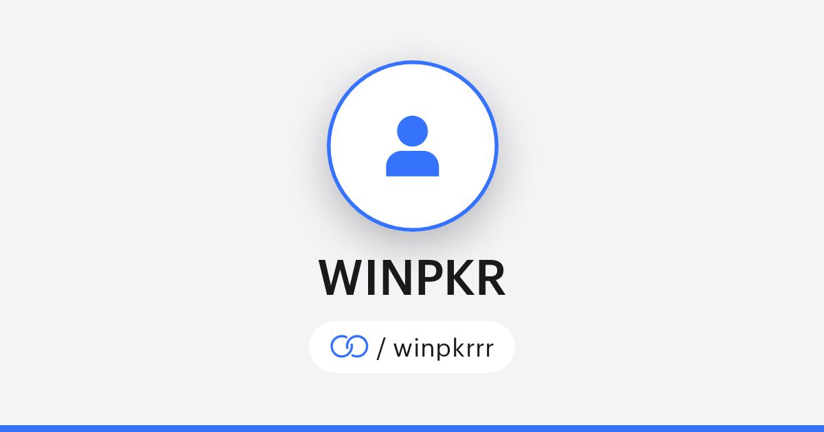 WINPKR (/winpkrrr) · solo.to