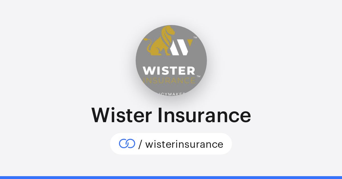 Wister Insurance (/wisterinsurance) · solo.to