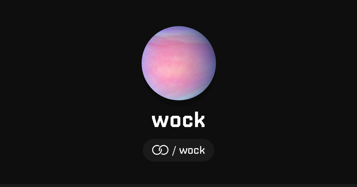 wock · solo.to