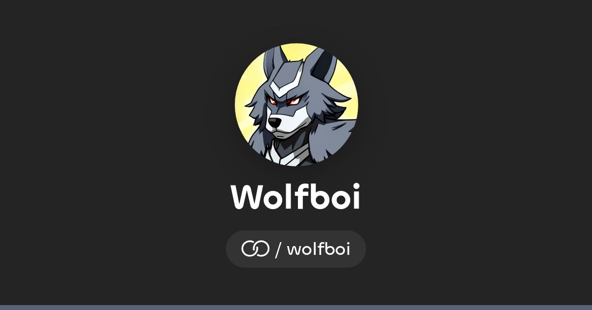 Wolfboi · solo.to