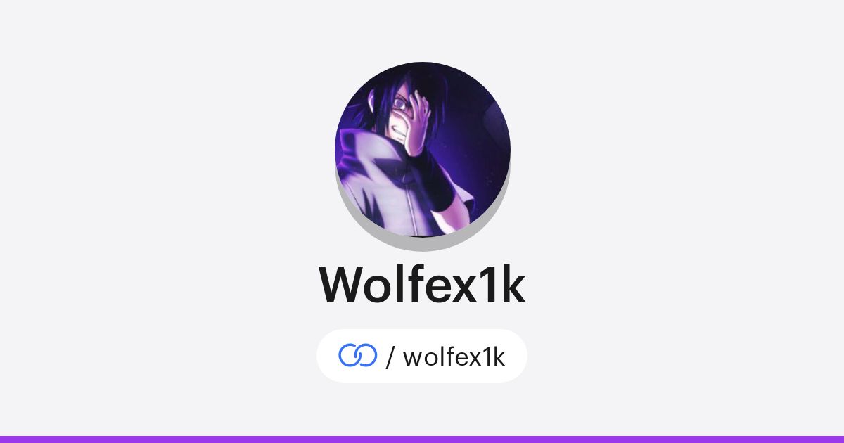 Wolfex1k · solo.to