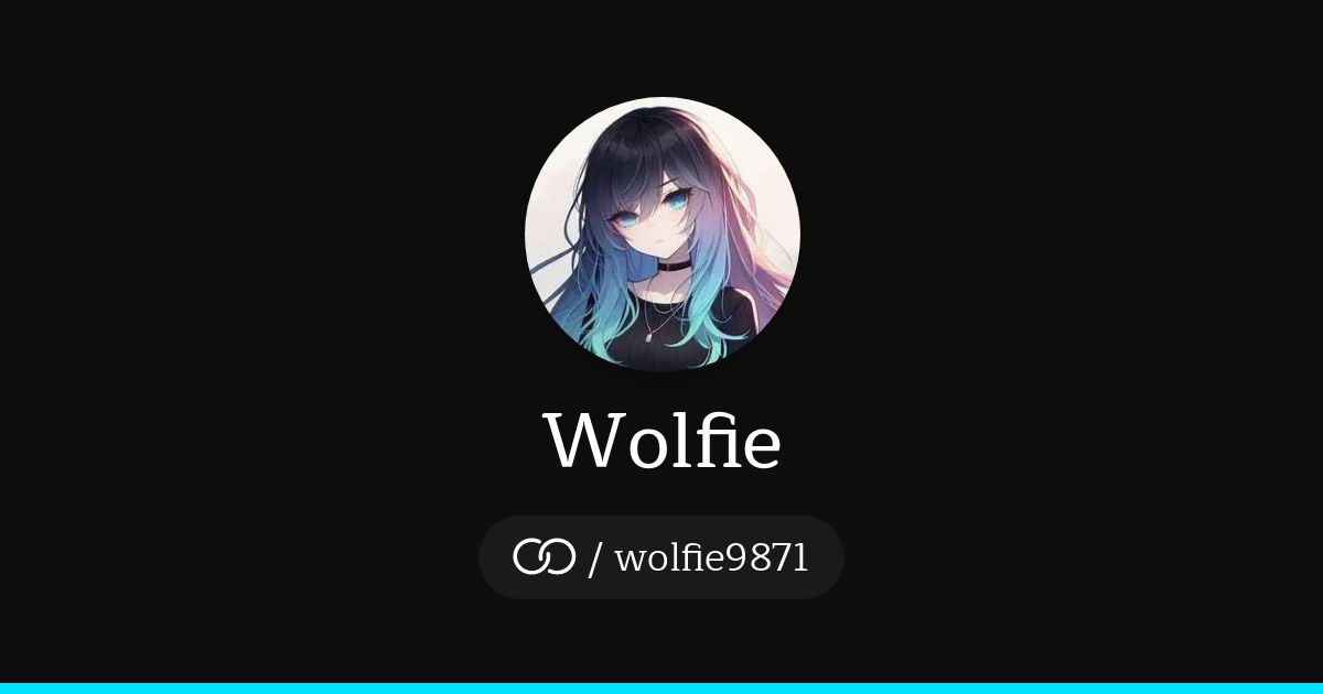 Wolfie (/wolfie9871) · solo.to