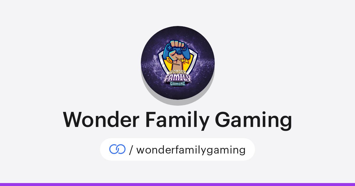 Wonder Family Gaming (/wonderfamilygaming) · solo.to