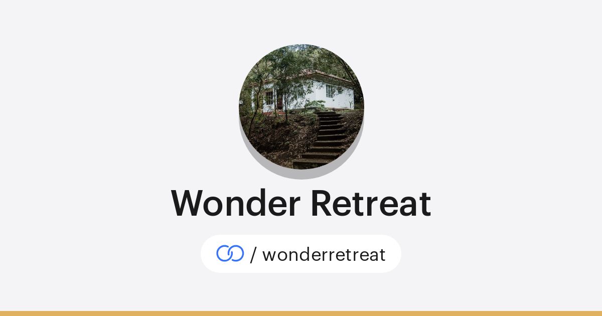 Wonder Retreat (/wonderretreat) · solo.to