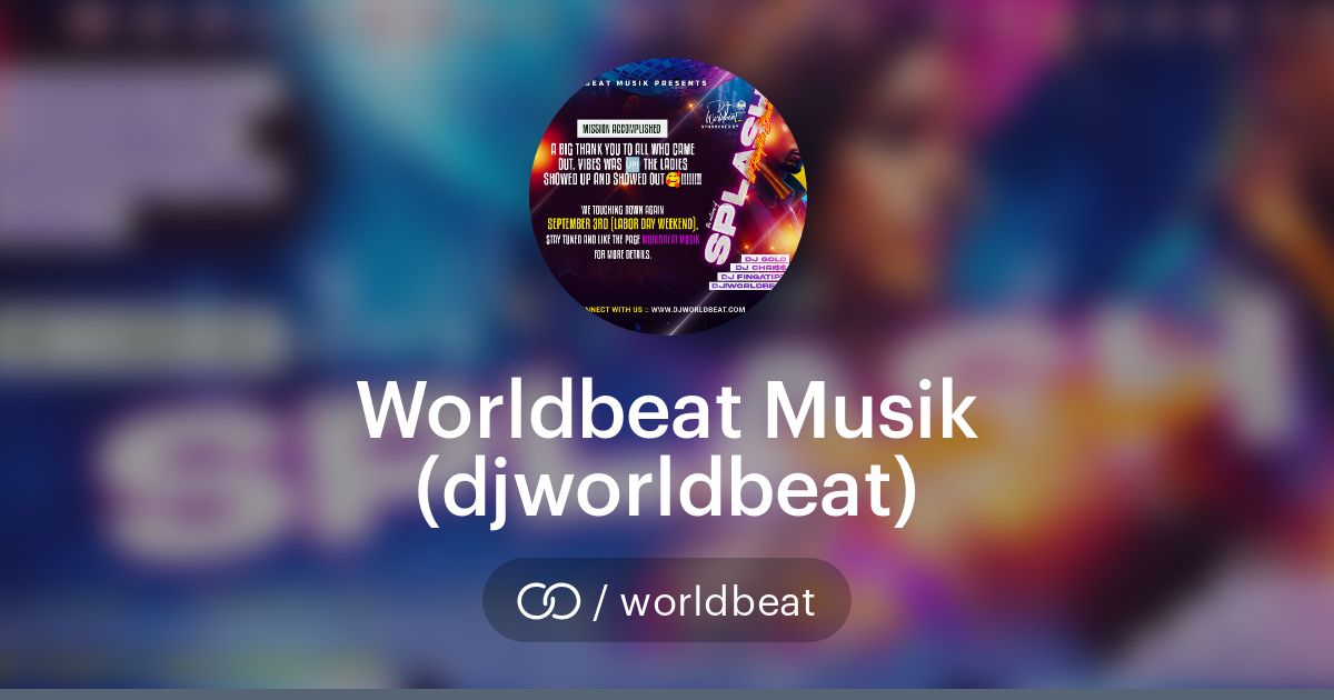 Worldbeat Musik (djworldbeat) (/worldbeat) · solo.to