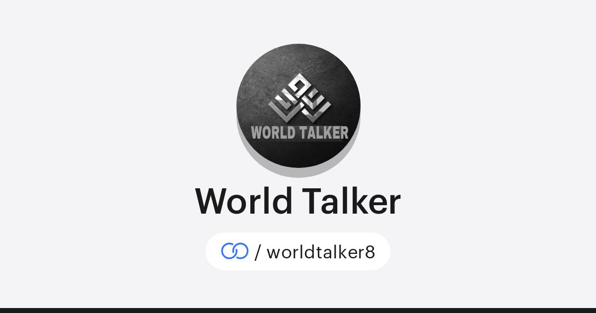World Talker (/worldtalker8) · solo.to