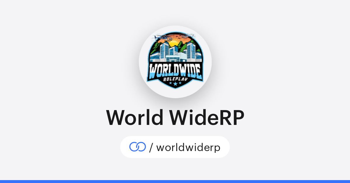 World WideRP (/worldwiderp) · solo.to