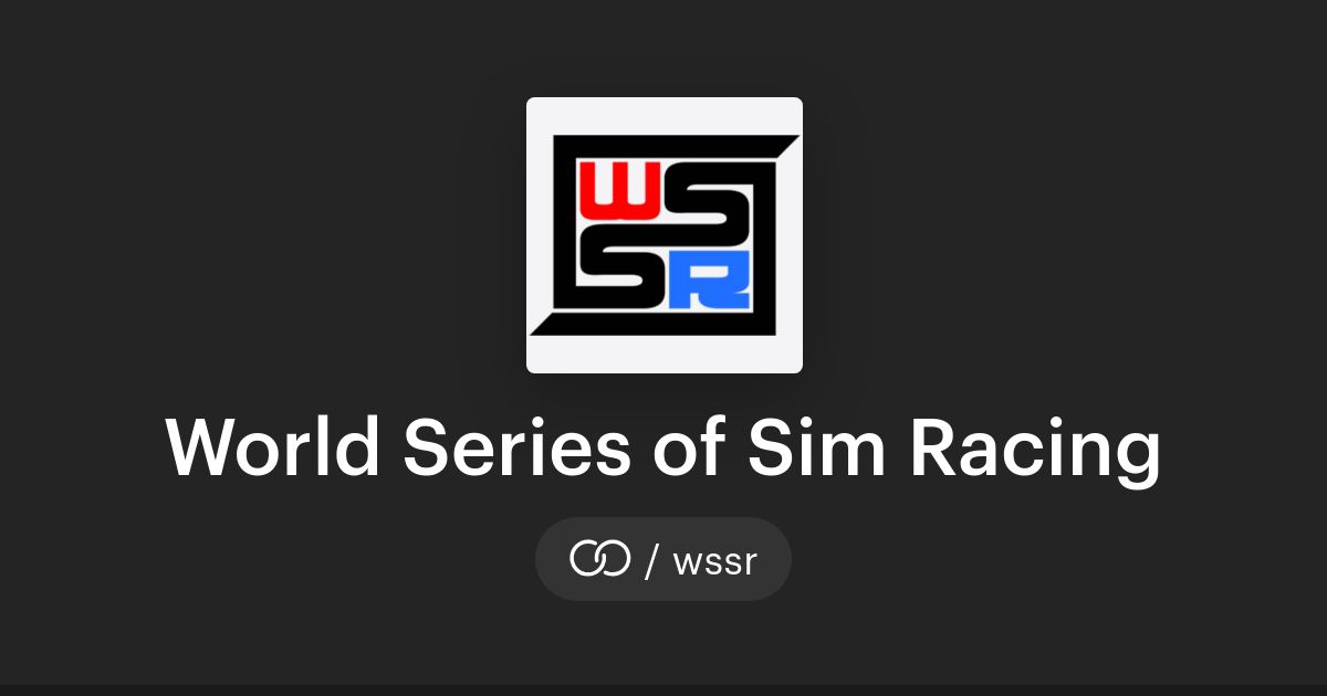 World Series of Sim Racing (/wssr) · solo.to