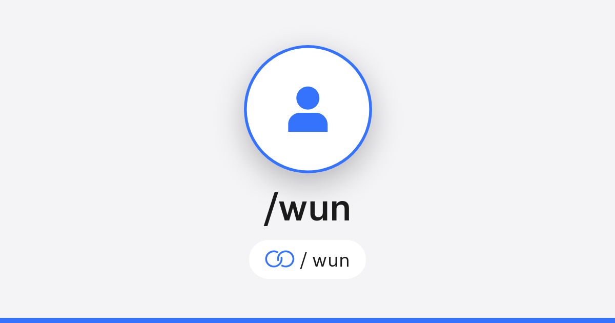 /wun · solo.to