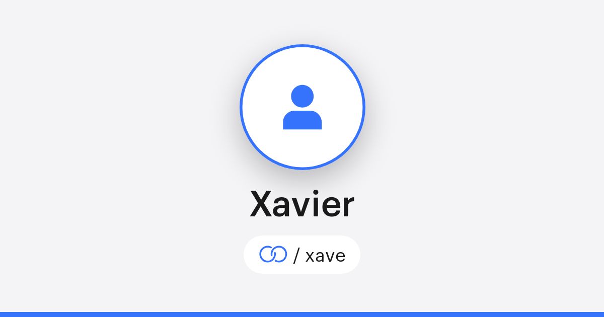 Xavier (/xave) · solo.to