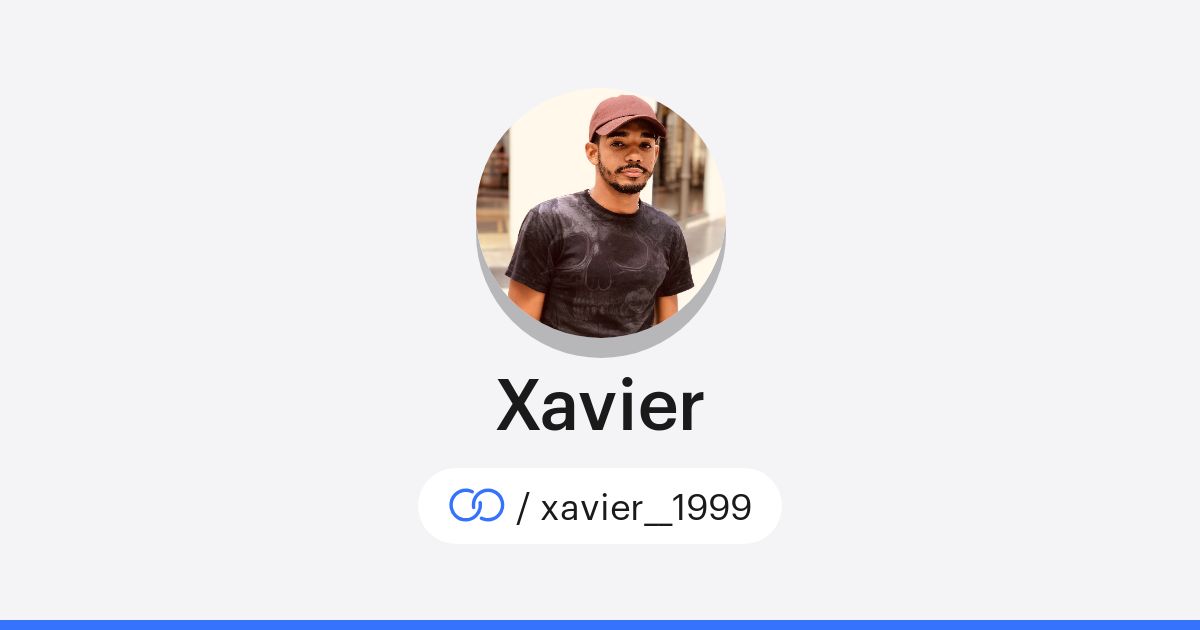 Xavier (/xavier__1999) · solo.to