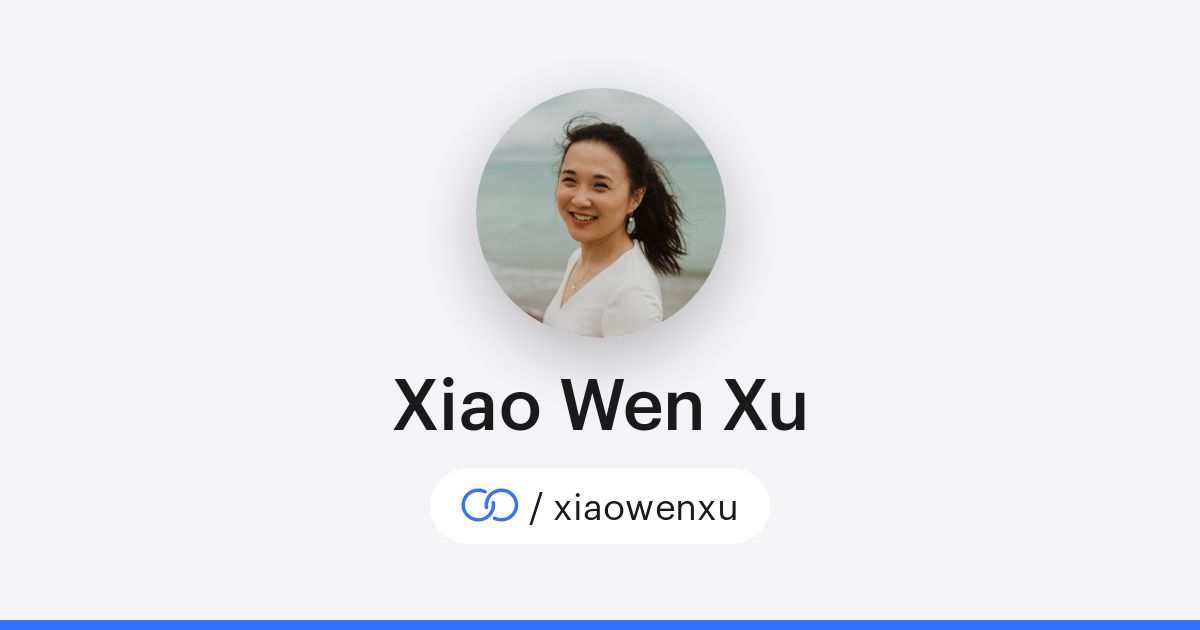 Xiao Wen Xu (/xiaowenxu) · solo.to