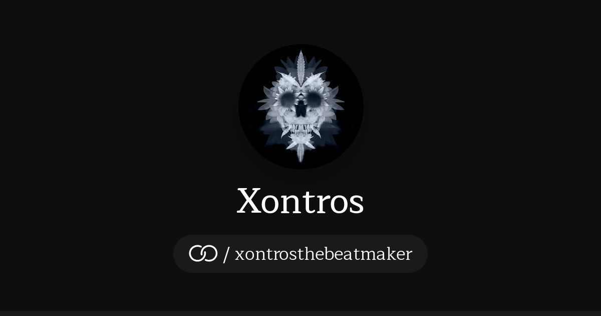 Xontros (/xontrosthebeatmaker) · solo.to