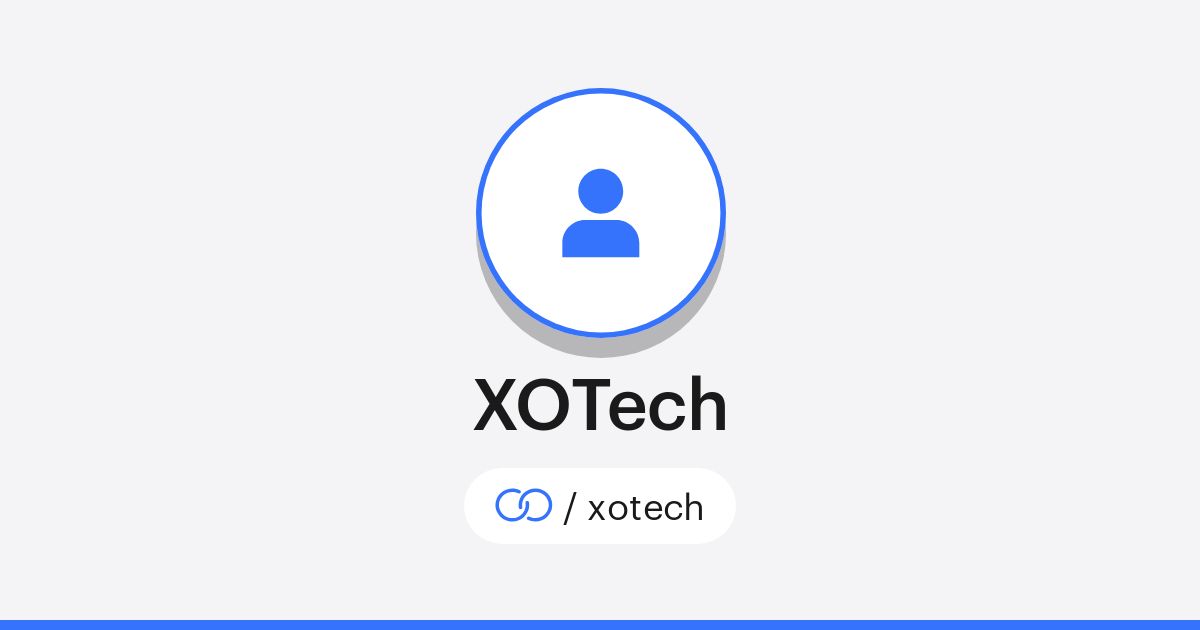 XOTech · solo.to