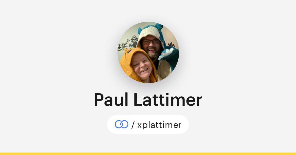 Paul Lattimer (/xplattimer) · solo.to