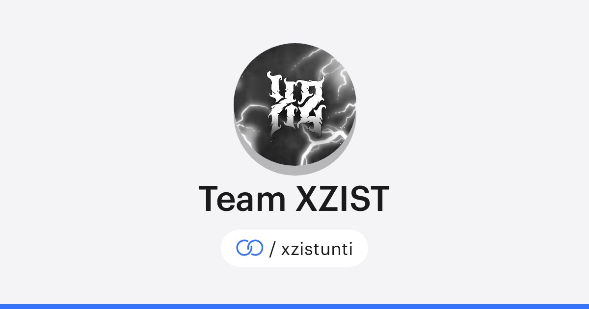 Team XZIST (/xzistunti) · solo.to