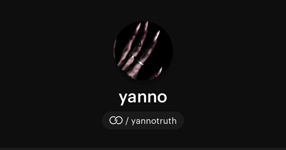 yanno (/yannotruth) · solo.to