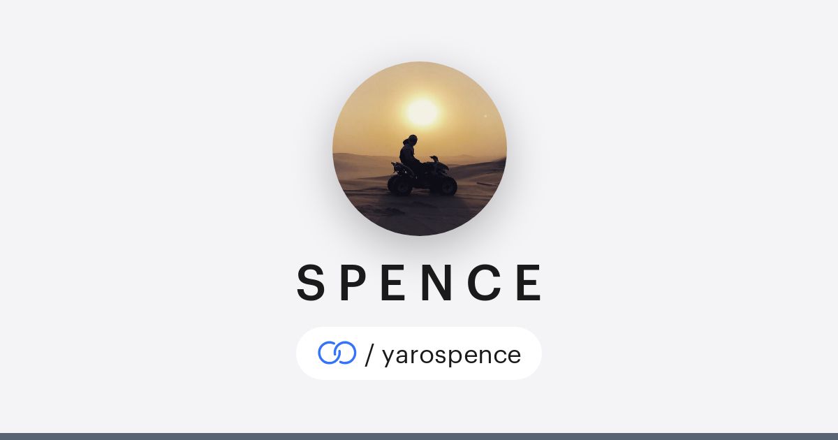 S P E N C E (/yarospence) · solo.to