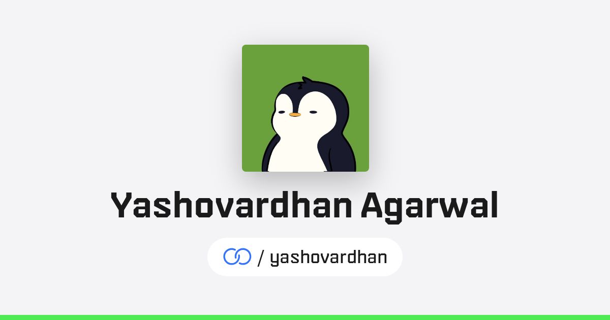 Yashovardhan Agarwal (/yashovardhan) · solo.to