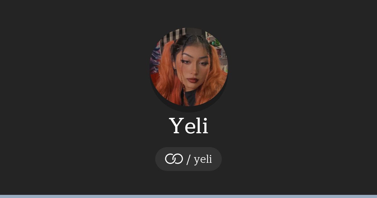 Yeli · solo.to