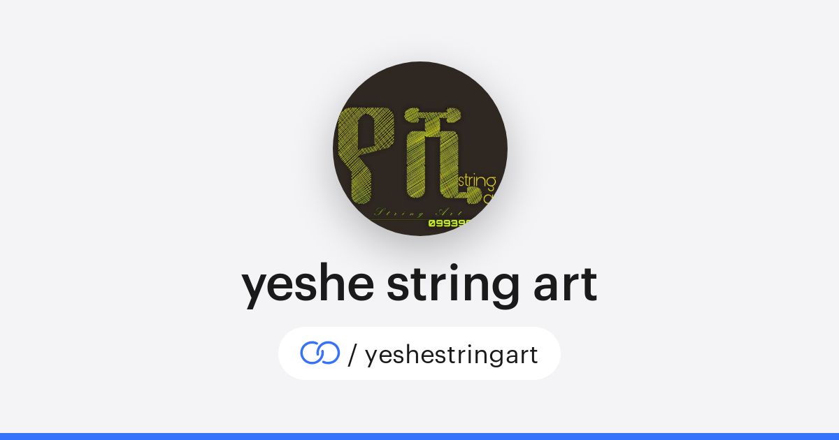 yeshe string art (/yeshestringart) · solo.to