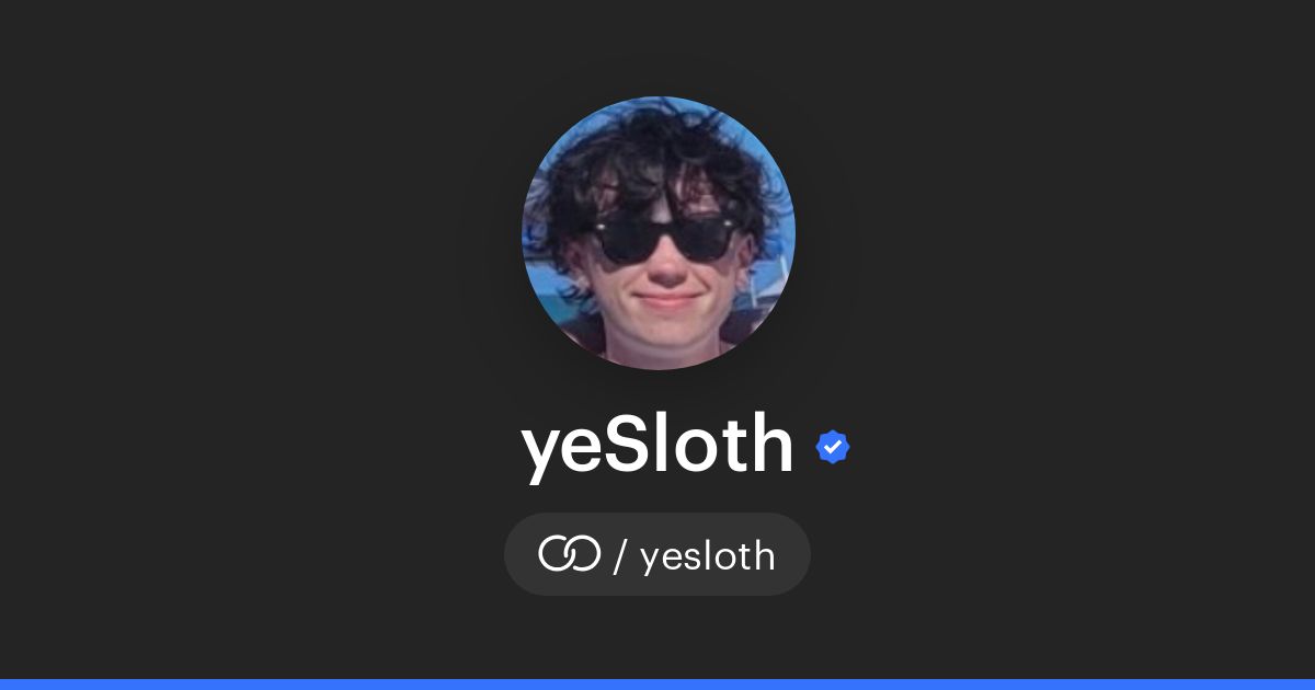 yeSloth · solo.to